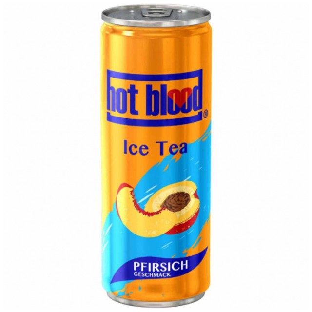 Hot Blood Ice Tea Pfirsich 0,33l – Foodpaket
